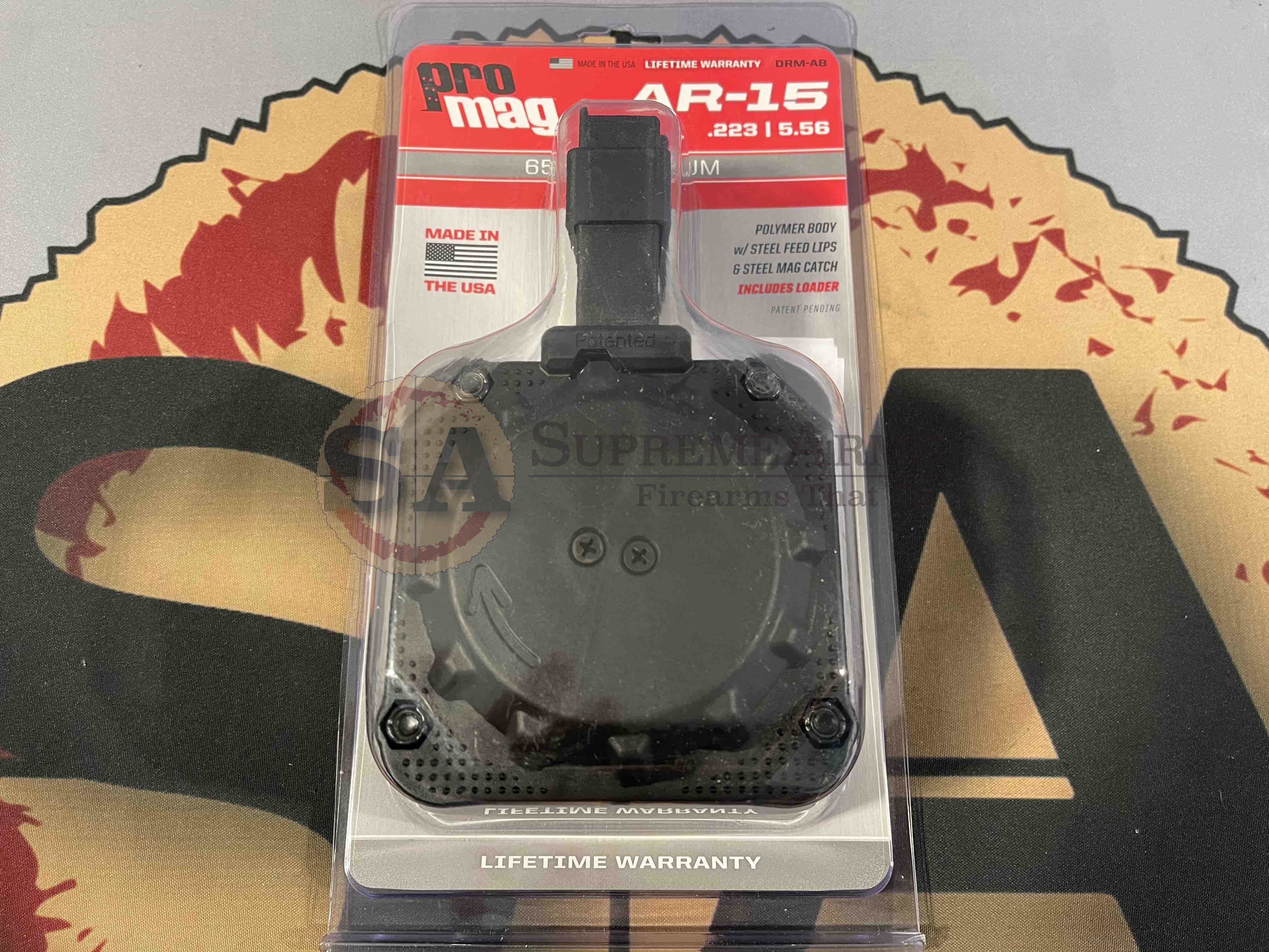 ProMag AR-15|AR15 Drum Mag|Magazine 65rd Black DRM-A8 New - Rifle ...