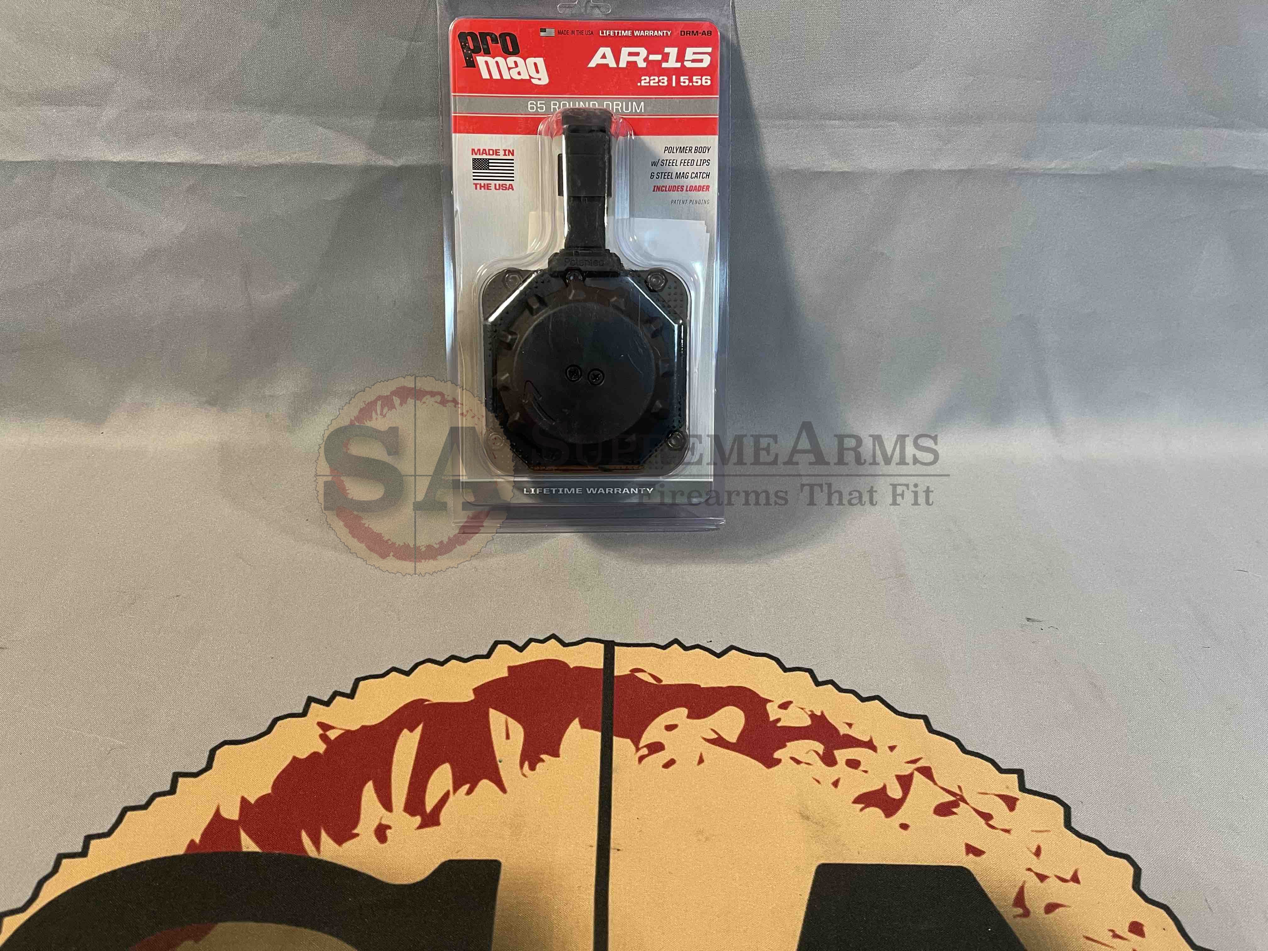 ProMag AR-15|AR15 Drum Mag|Magazine 65rd Black DRM-A8 New - Rifle ...