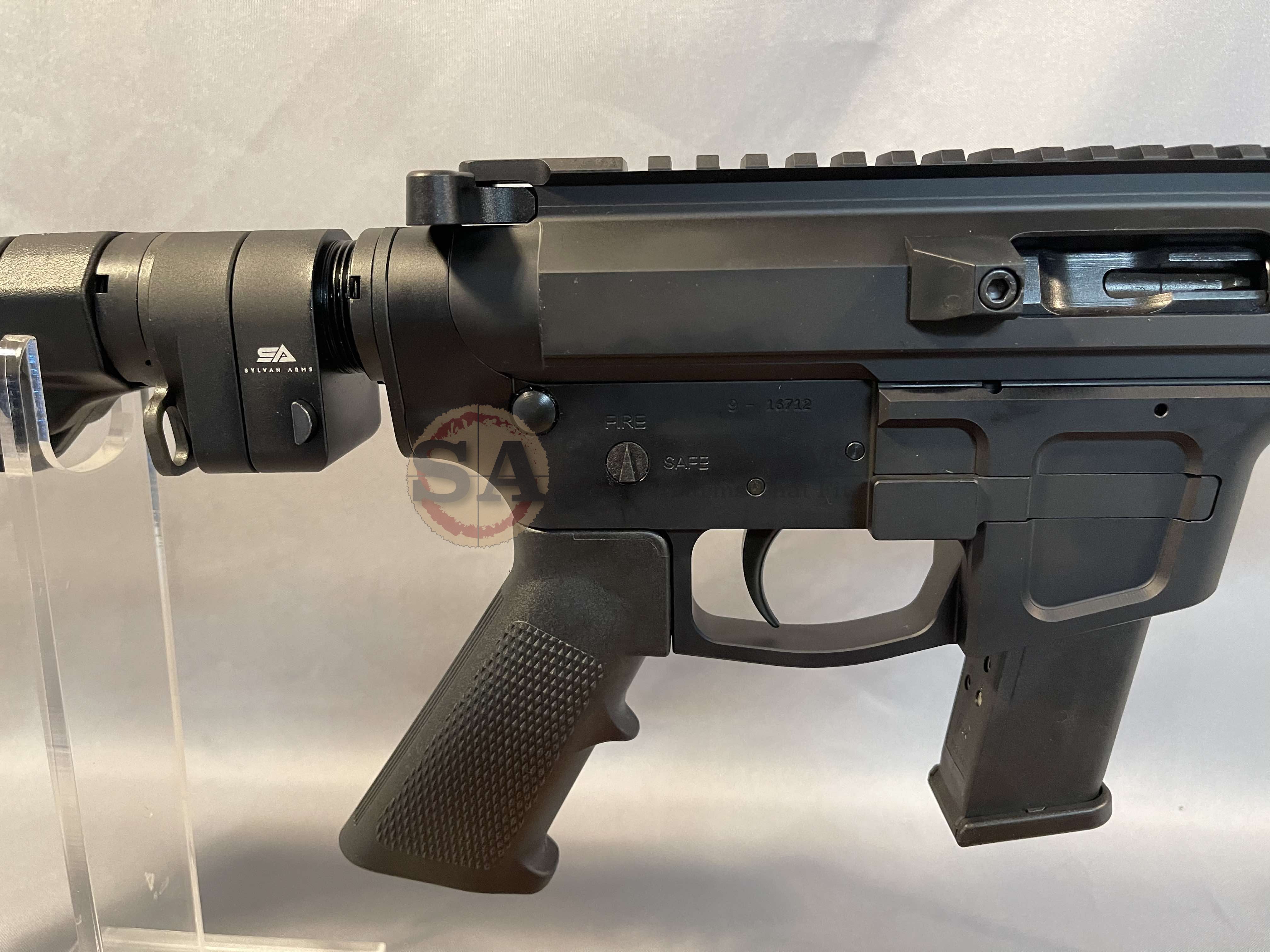 FM Products FM9 with Side Folding Brace Accepts Glock Mags AR Pistol ...