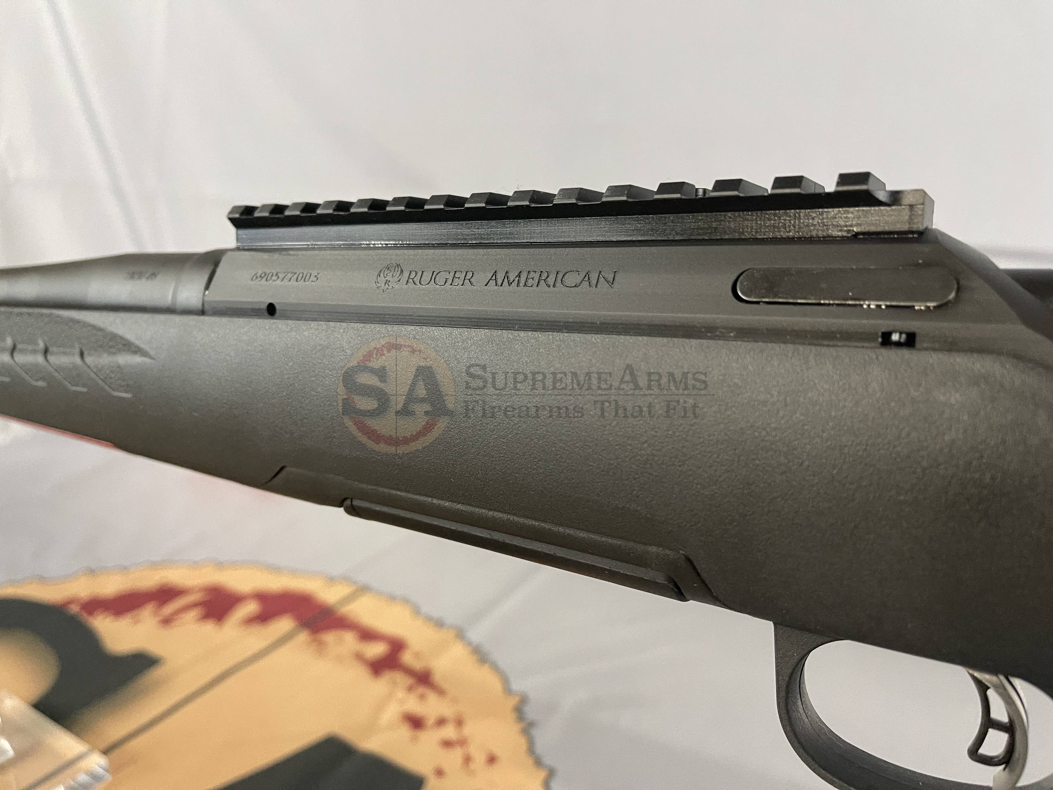 Ruger American Bolt Action Rifle 7mm-08 Black Composite Stock 22" 06906 ...