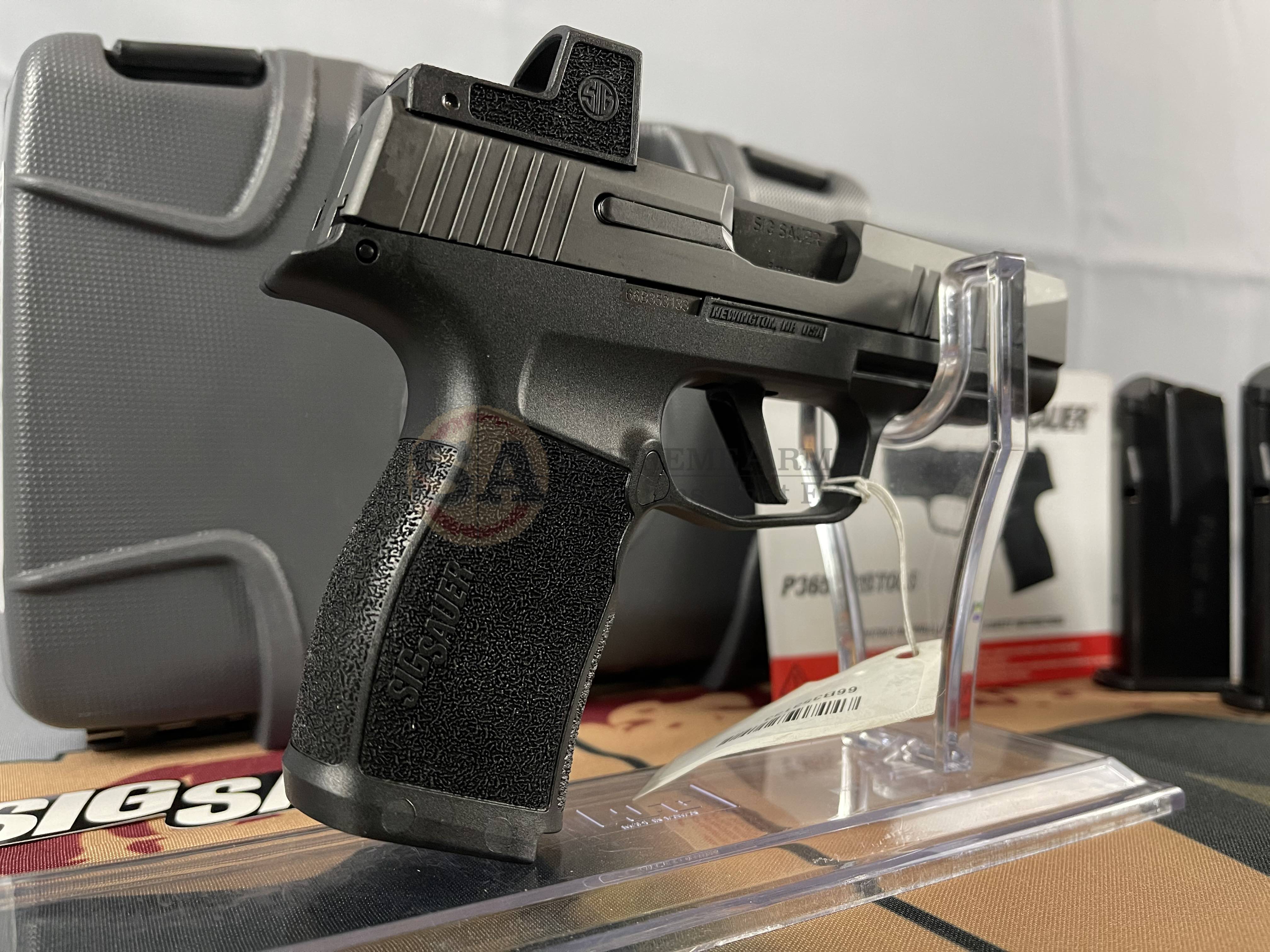 Sig Sauer P365 XL w/Romeo Zero 9mm 12+1 365XL-9-BXR3-RXZ New - Semi ...